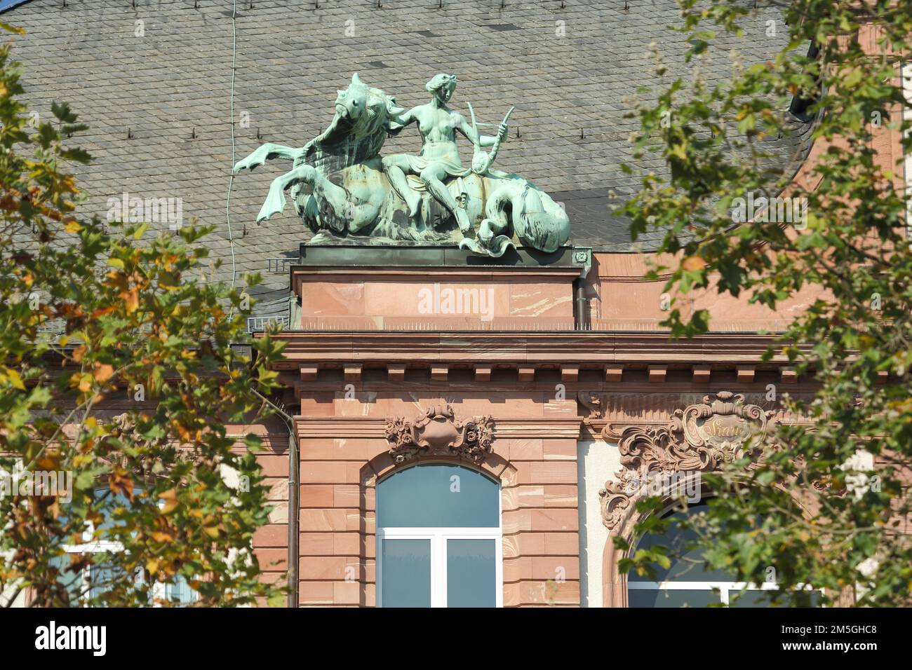 Sculpture Europe on a bull, mythical creature, Greek, mythology ...