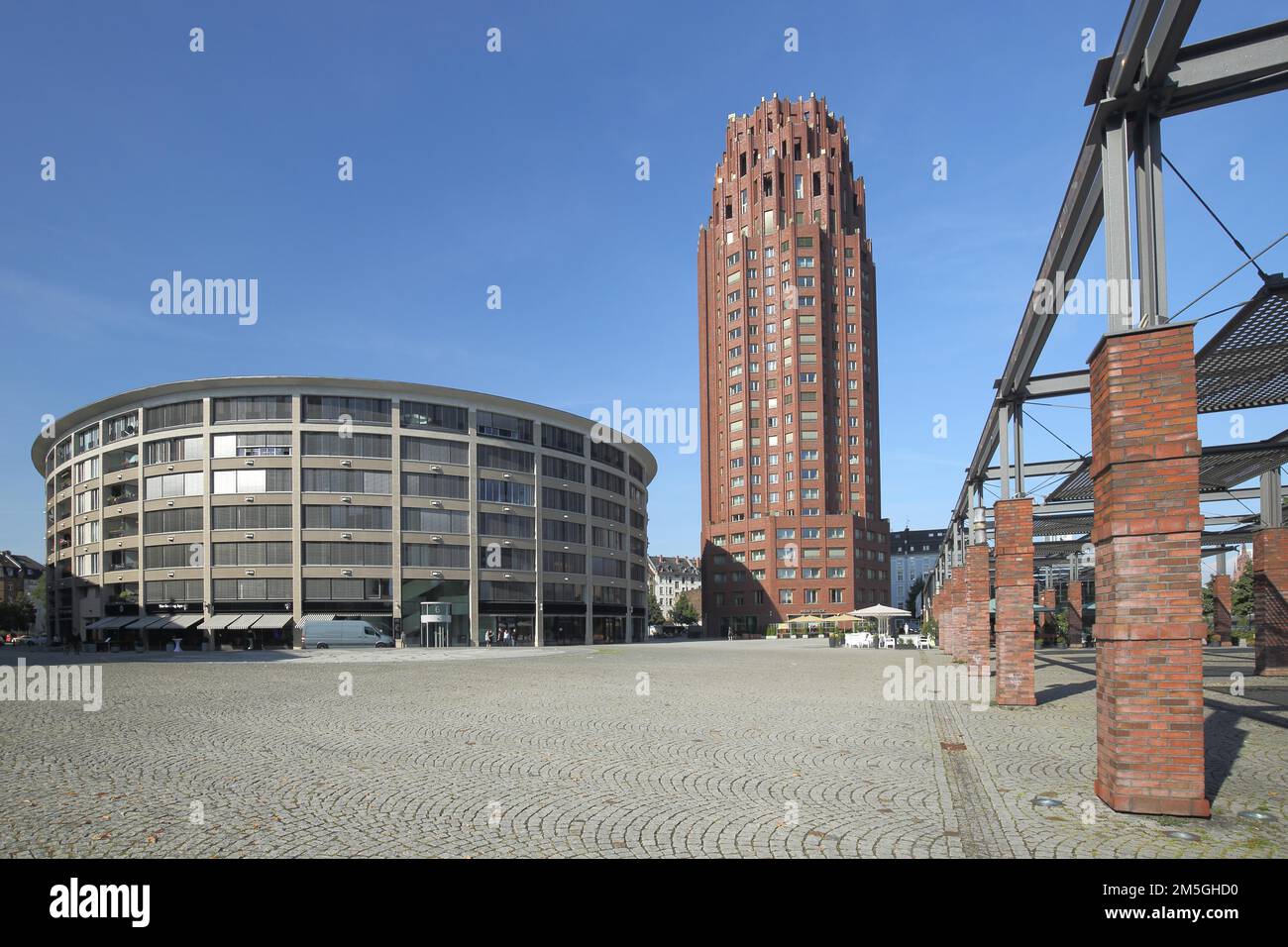Walther von Cronberg Platz with Colosseo and Main Plaza Hotel Lindner ...
