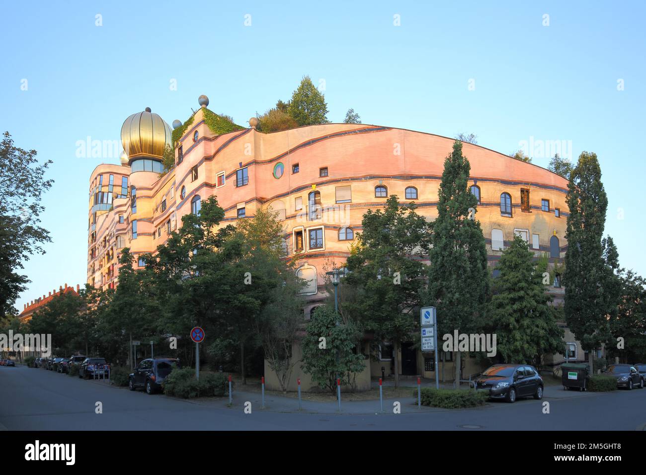 Waldspirale in Darmstadt, Waldspirale, Darmstadt, Bergstrasse, Hesse ...