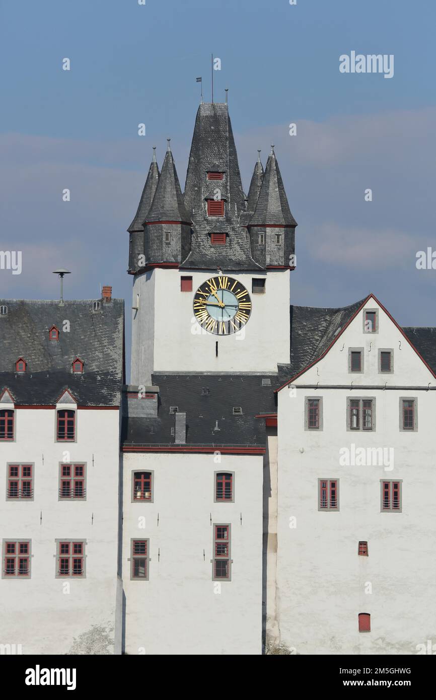 Count's castle built 11th century and landmark of Diez, Hesse, Germany ...