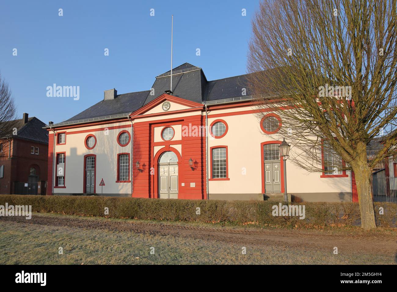 Late Baroque Riding House built 1790 by Landgestuet, building, Hessian ...