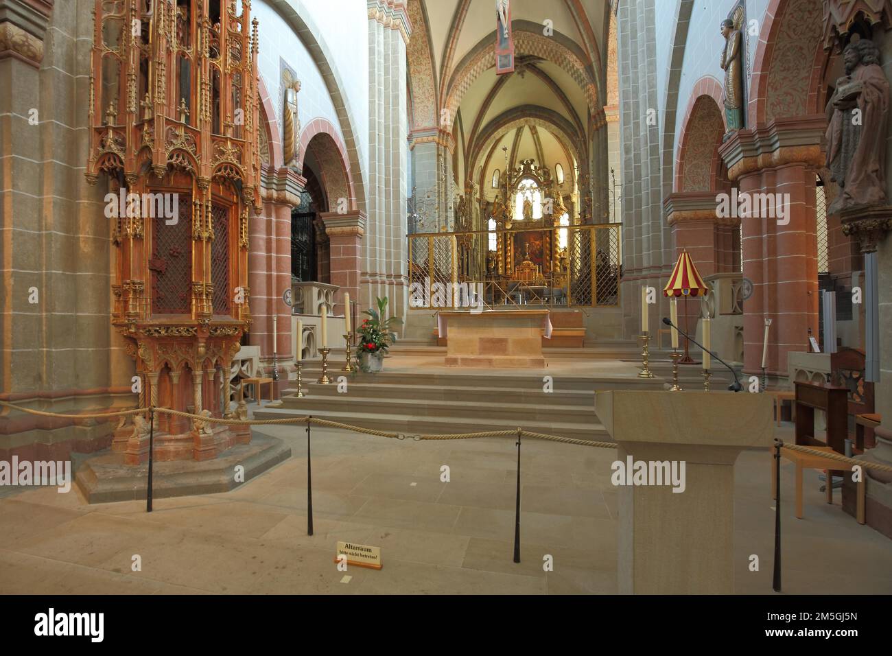 Interior of fritzlar cathedral hi-res stock photography and images - Alamy