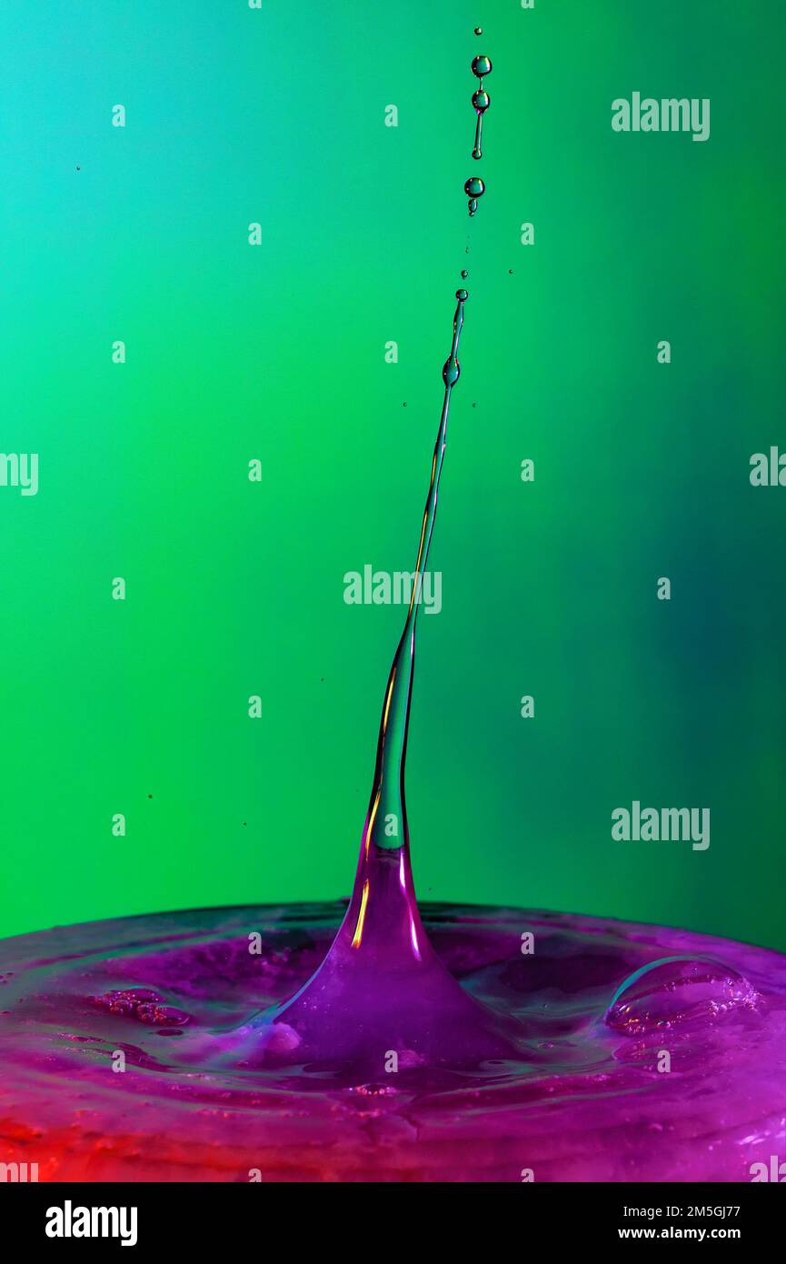 Water drop splash Stock Photo - Alamy