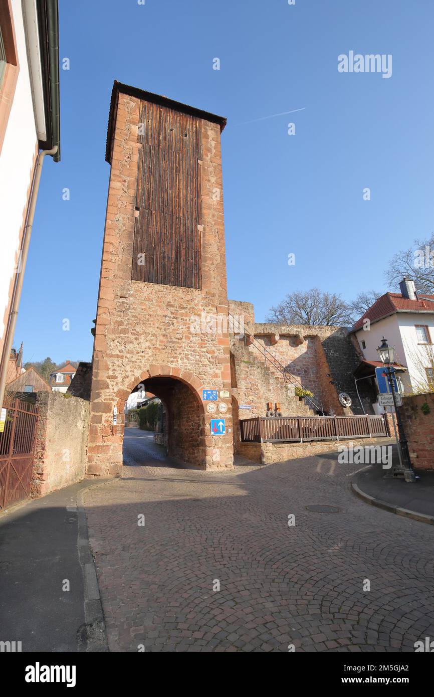 Historic Inner Wooden Gate, Gate Tower, Gelnhausen, Hesse, Germany ...