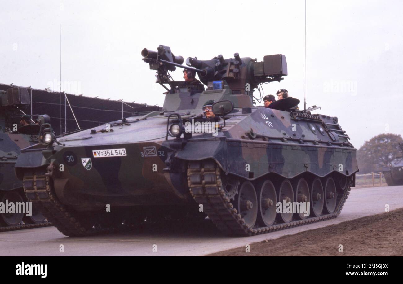 Bergen. Field parade of the Bundeswehr on the 30th anniversary of the ...