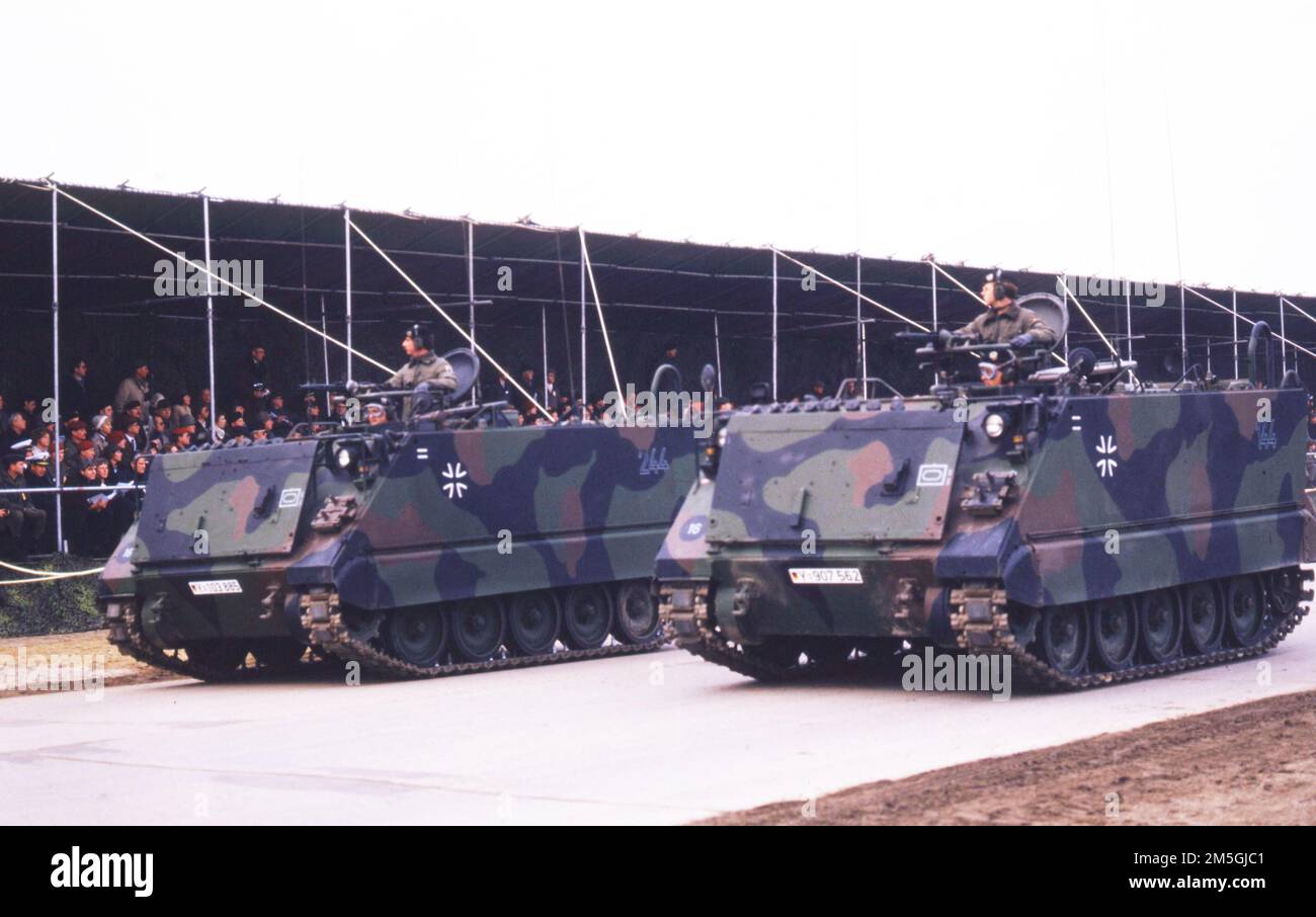 Bergen. Field parade of the Bundeswehr on the 30th anniversary of the ...