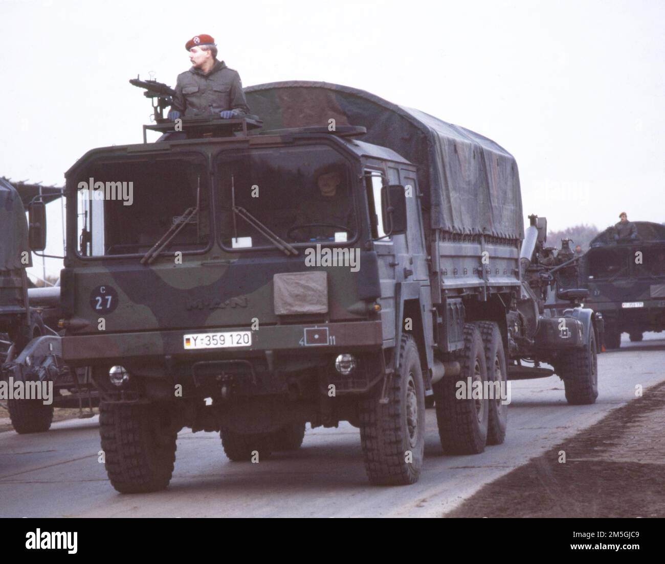 Bergen. Field parade of the Bundeswehr on the 30th anniversary of the ...