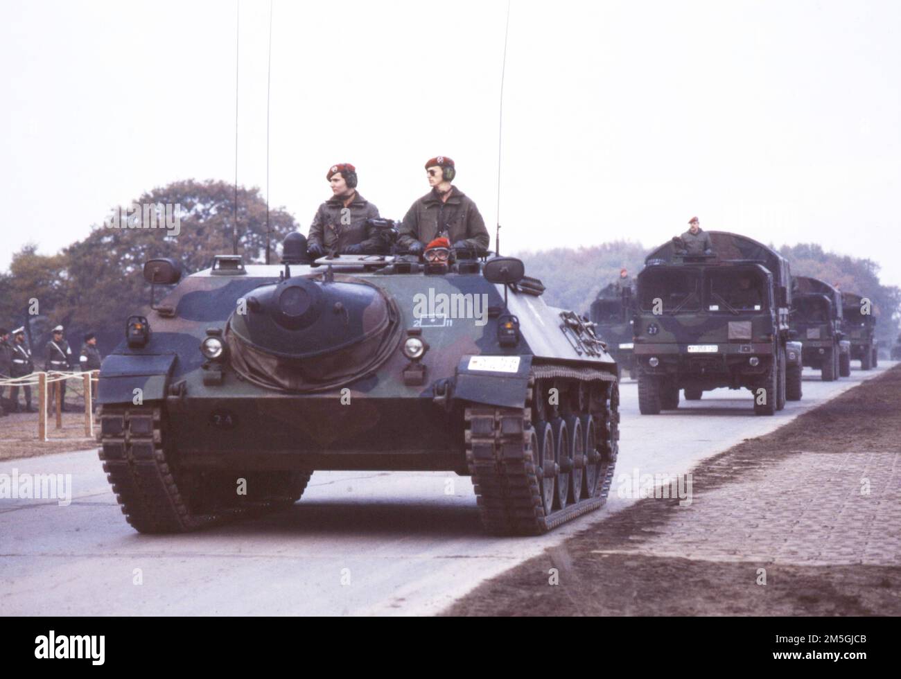 Bergen. Field parade of the Bundeswehr on the 30th anniversary of the ...
