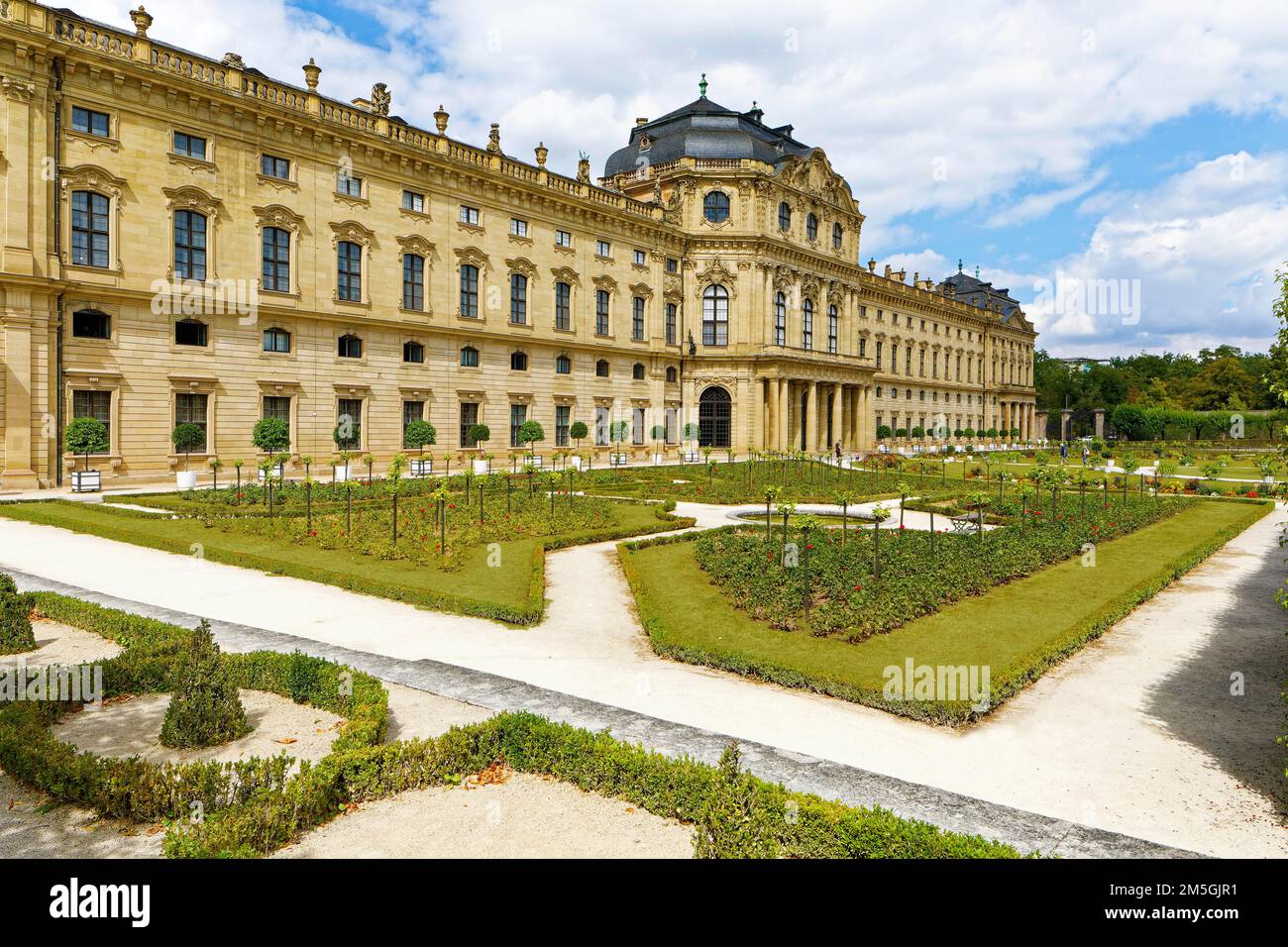 Wuerzburg Residence with Court Garden, Baroque, Baroque Garden, 18th ...