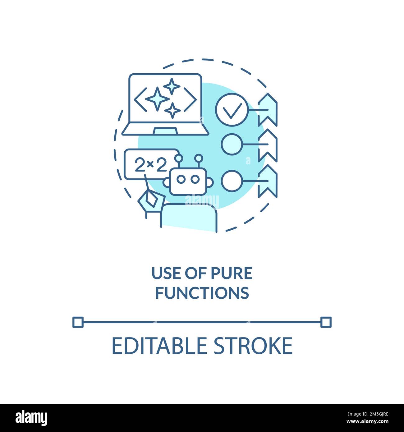 Use of pure functions turquoise concept icon Stock Vector Image & Art ... Use of pure functions turquoise concept icon Stock Vector Image & Art ...