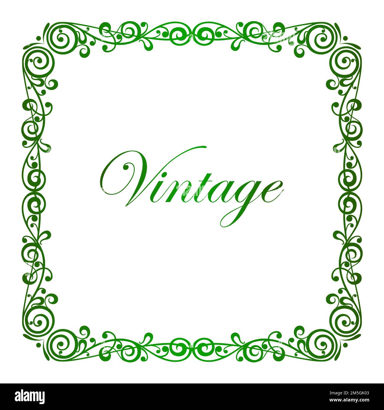 Calligraphy ornamental decorative frame vector Stock Vector Image & Art ...