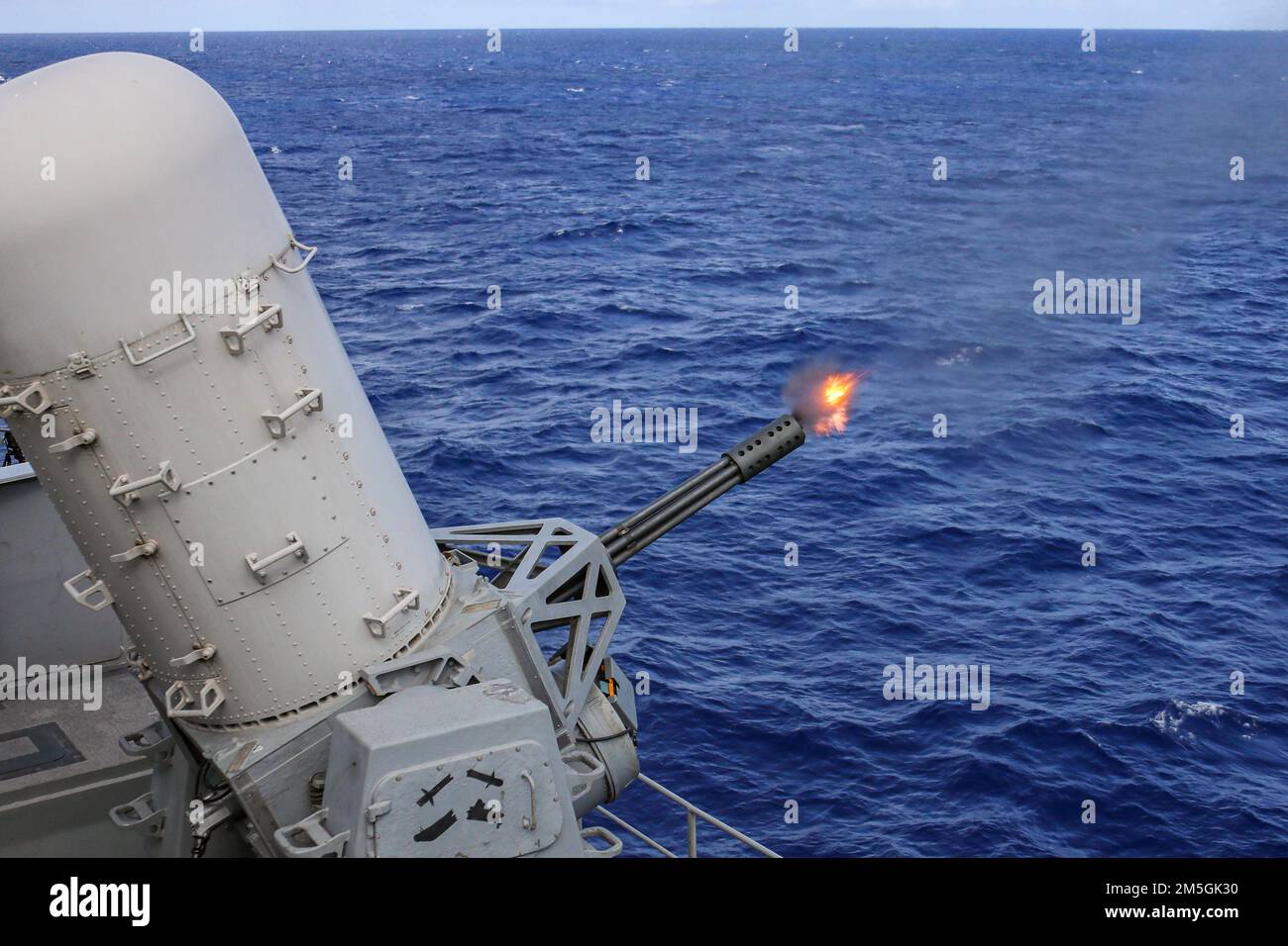 PHILIPPINE SEA (March 17, 2022) A Phalanx close-in weapon system (CIWS ...
