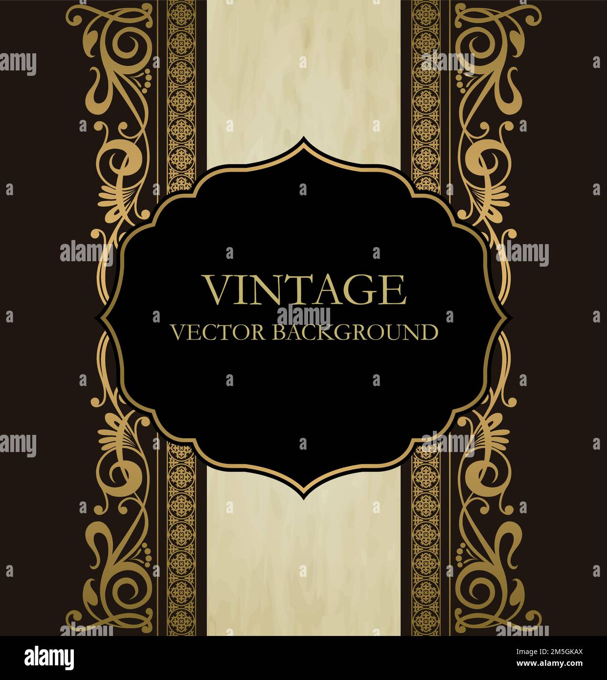 Vintage frame vector background Stock Vector Image & Art - Alamy
