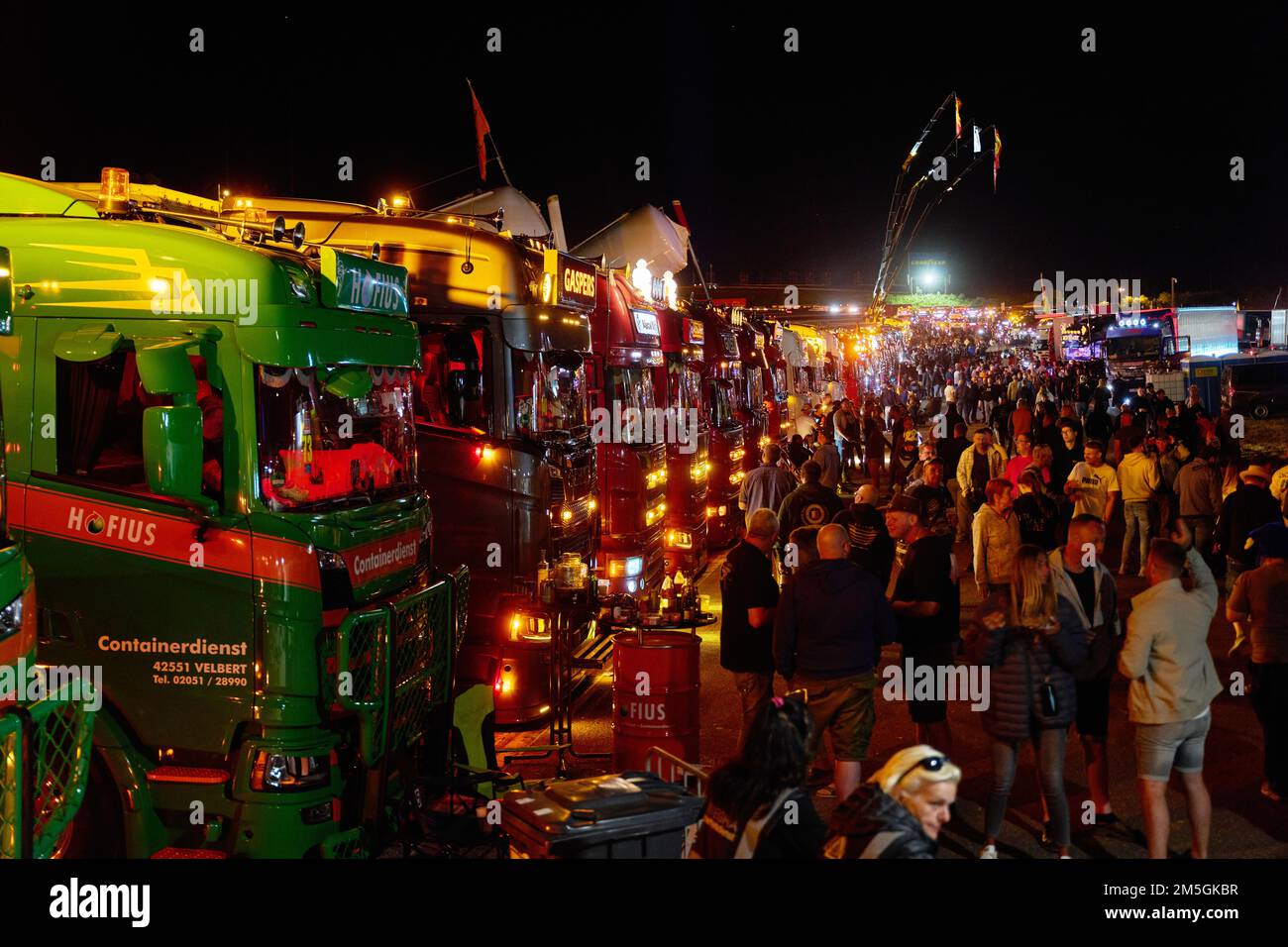 ADAC Truck Grand Prix 2022, Festival. Nuerburgring race track ...