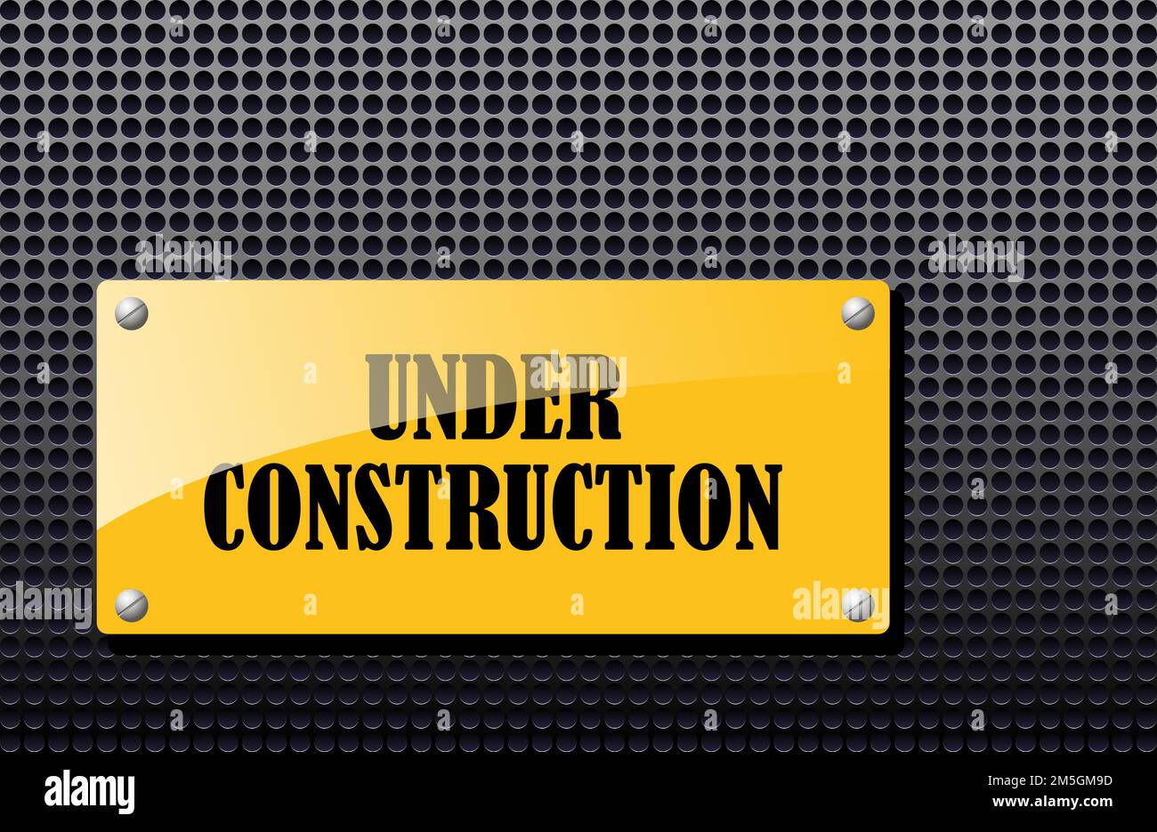 Construction site signage vector hi-res stock photography and images ...