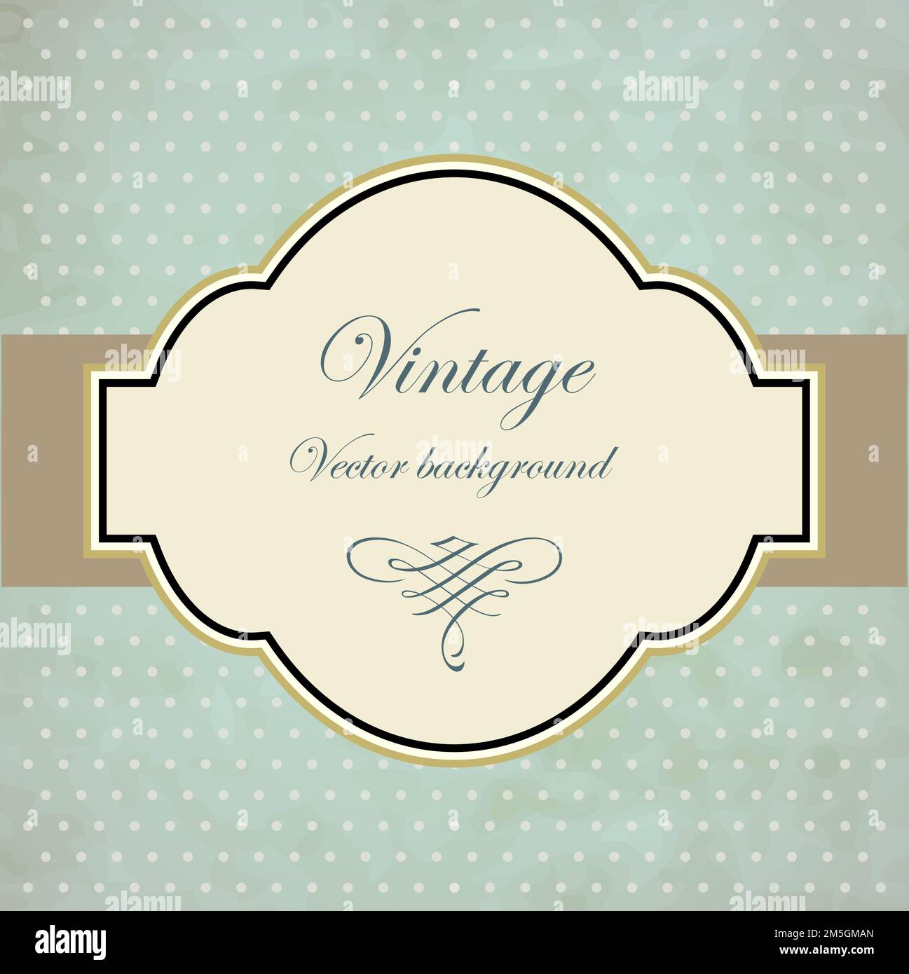 Vintage frame vector background Stock Vector Image & Art - Alamy