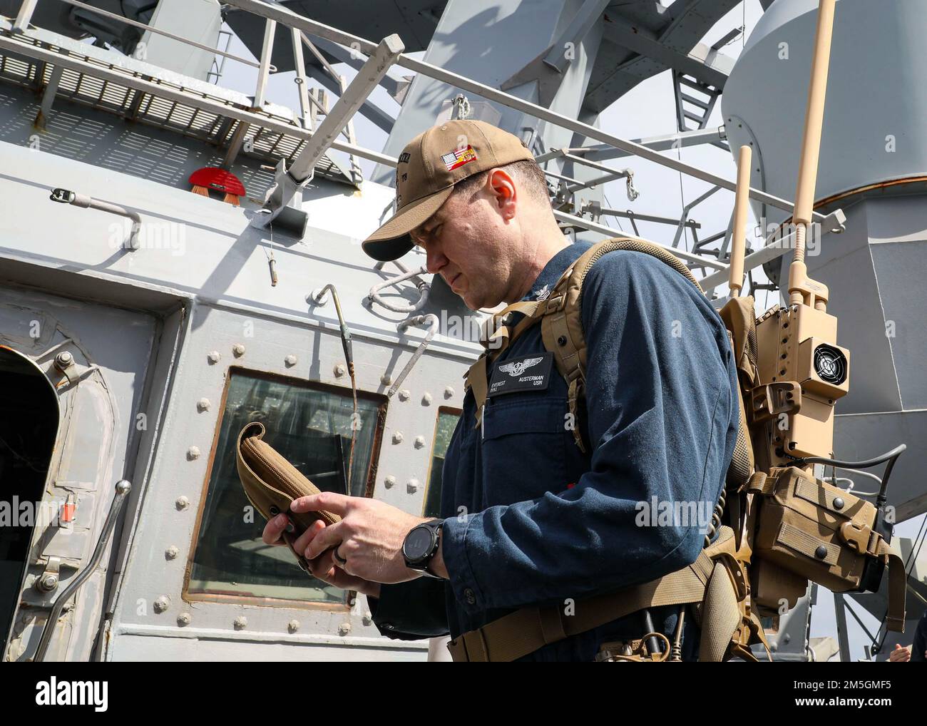 ATLANTIC OCEAN (March 17, 2022) – Master-at-Arms 1st Class Everest ...