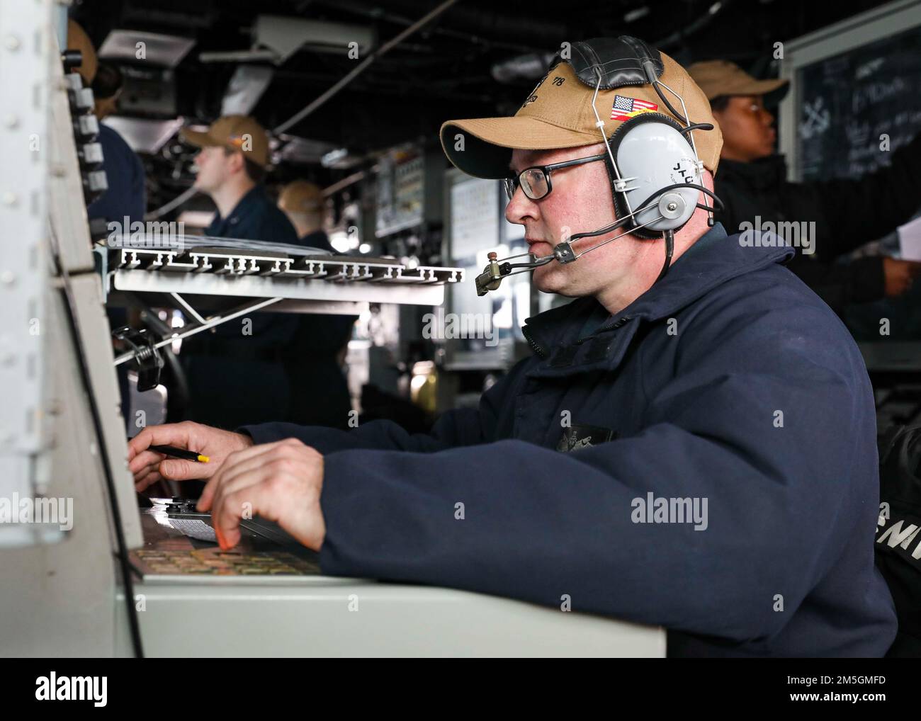 ATLANTIC OCEAN (March 17, 2022) – Operations Specialist 1st Class ...