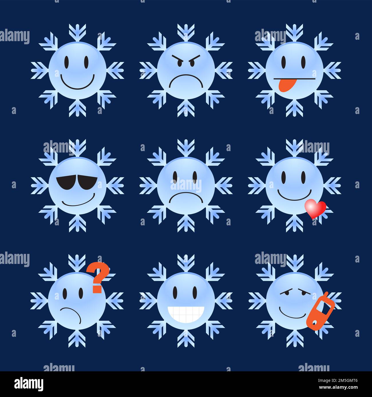 Illustration expression emotions in Stock Vector Images - Alamy