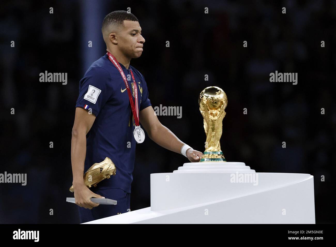 AL DAAYEN - Kylian Mbappe of France disappointed during the FIFA World ...