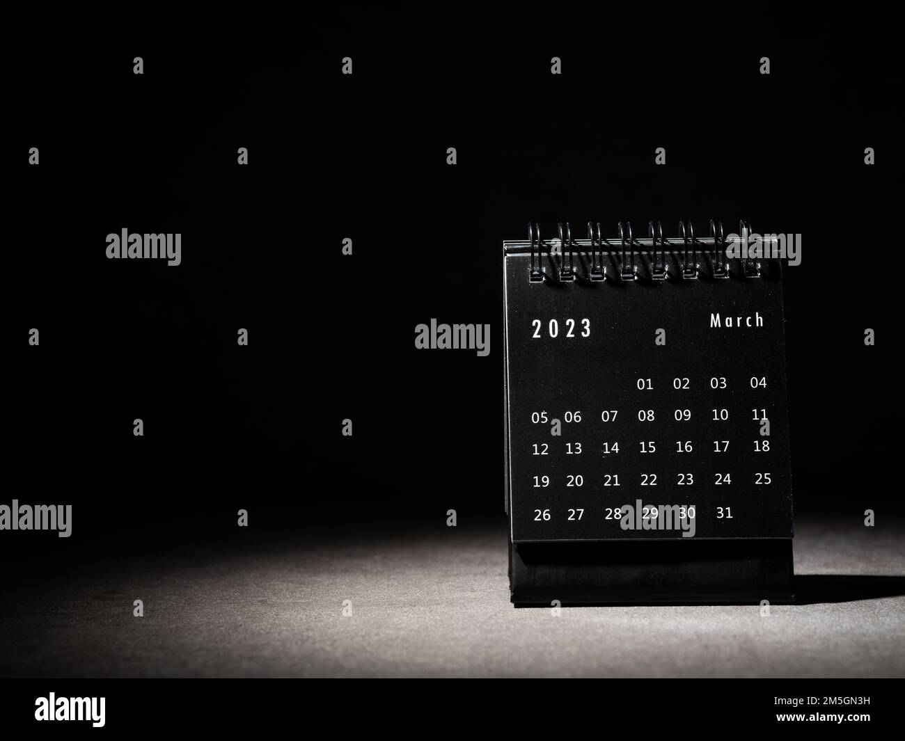 March 2023 calendar hi-res stock photography and images - Alamy