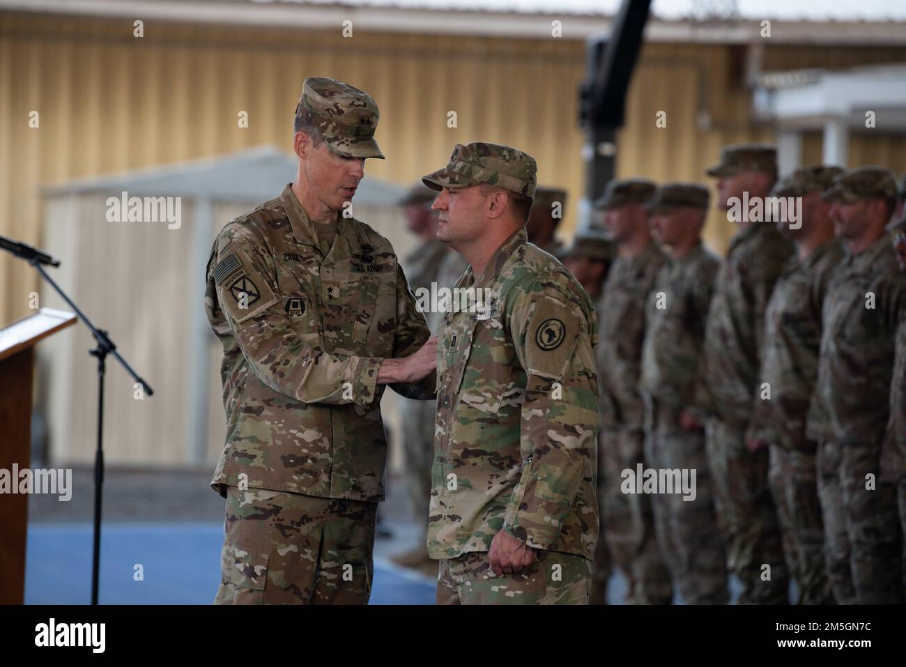 Maj. Gen. William Zana, commanding general of Combined Joint Task Force ...