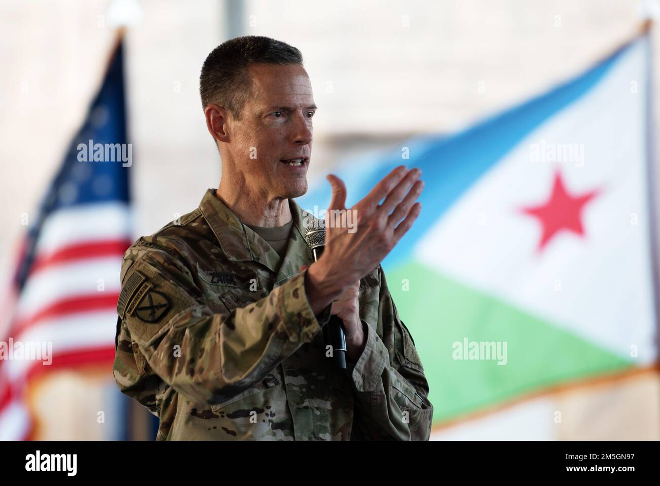 Maj. Gen. William Zana, commanding general of Combined Joint Task Force ...