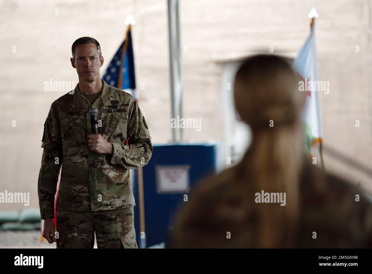 Maj. Gen. William Zana, commanding general of Combined Joint Task Force ...