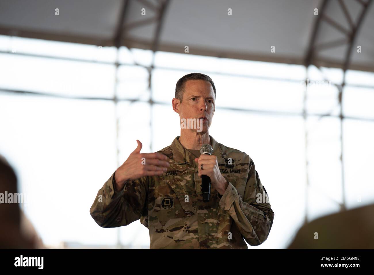 Maj. Gen. William Zana, commanding general of Combined Joint Task Force ...
