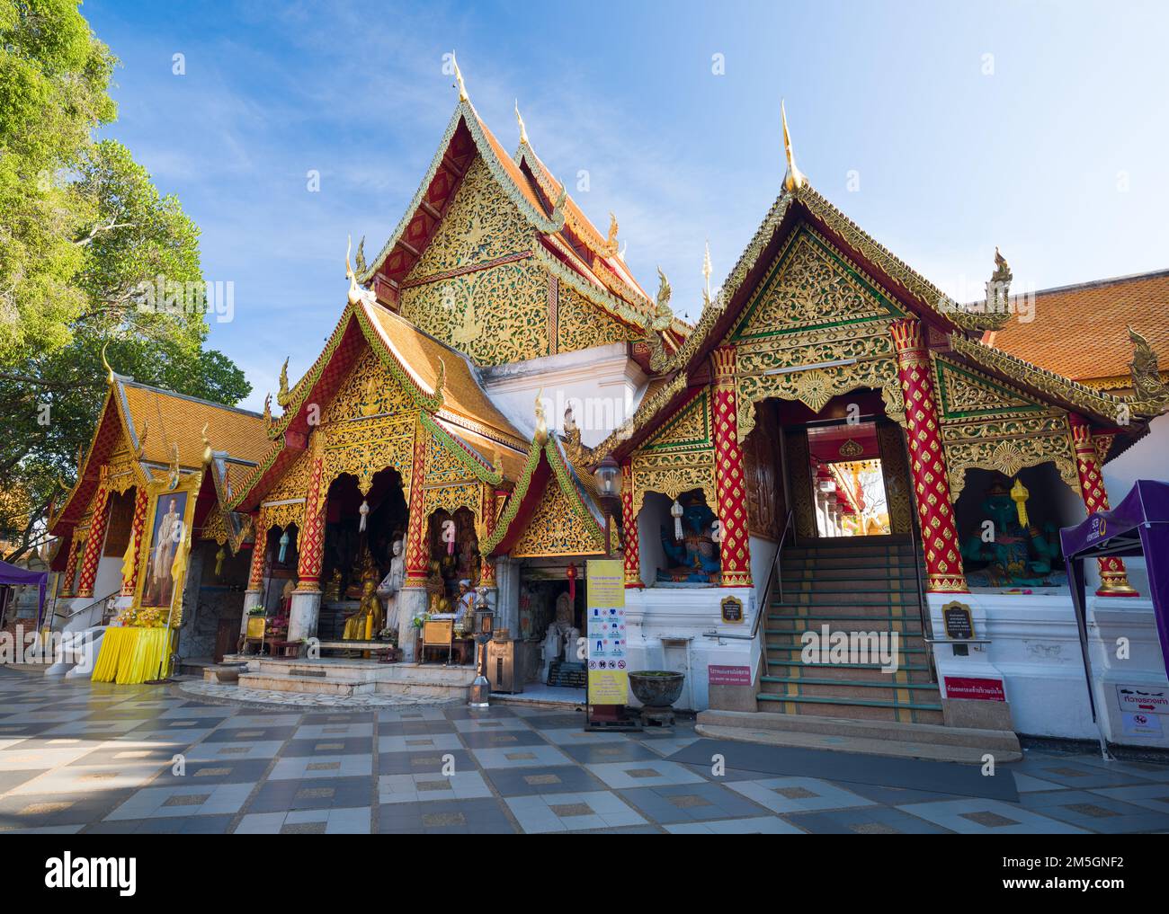 Chiang Mai, Thailand. 10 November 2022. Wat Phrathat Doi Suthep ...