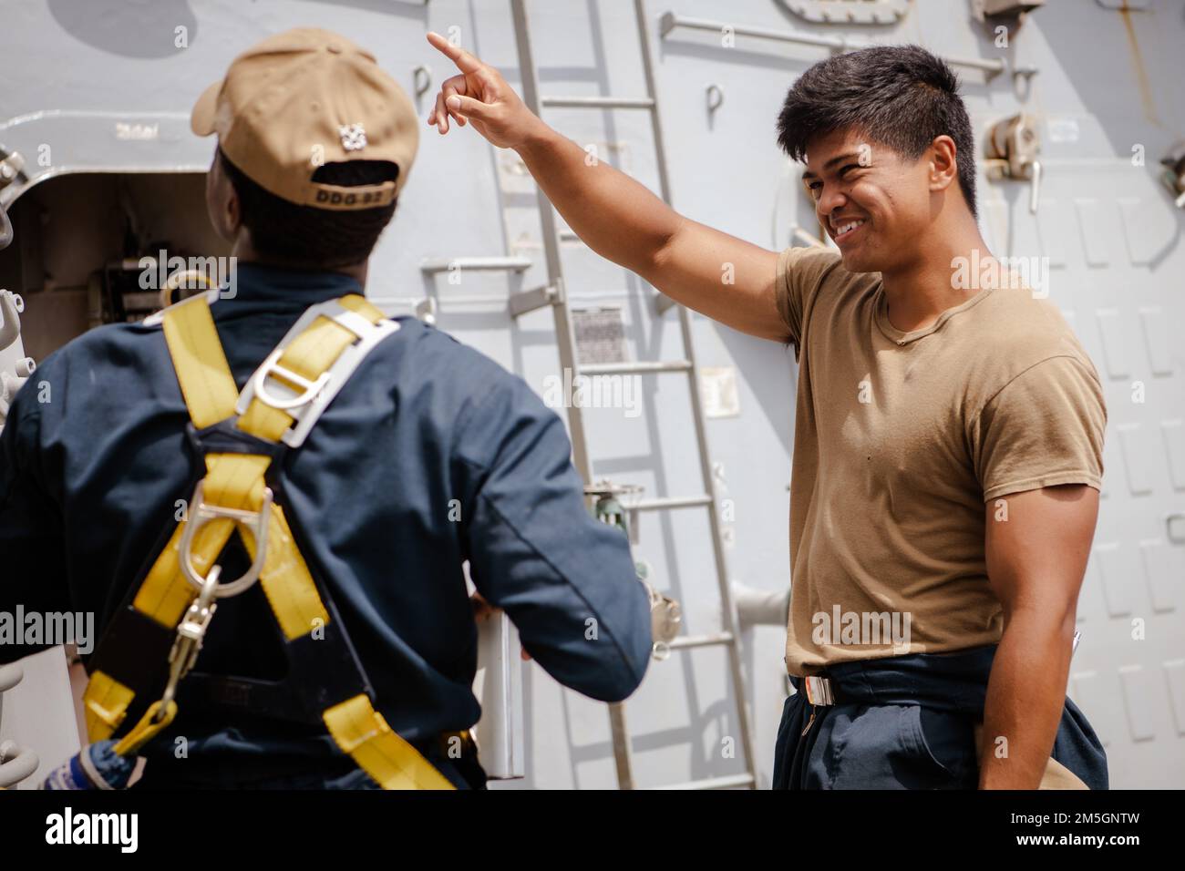 220318-N-TT059-1014 SOUTH CHINA SEA (Mar. 18, 2022) Seaman Kanen ...