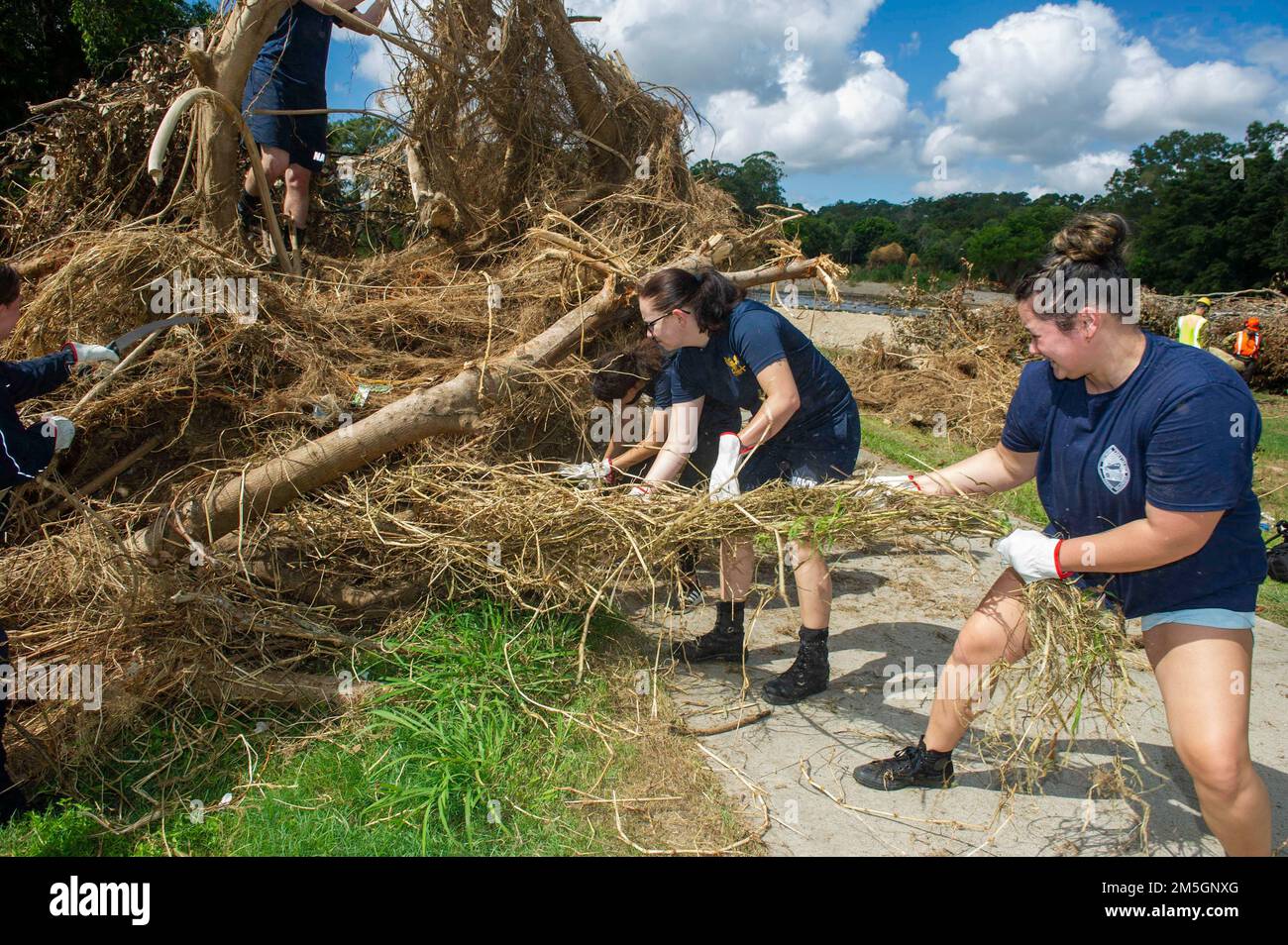 BRISBANE, Australia (March 18, 2022) U.S. Navy Sailors assigned to the ...
