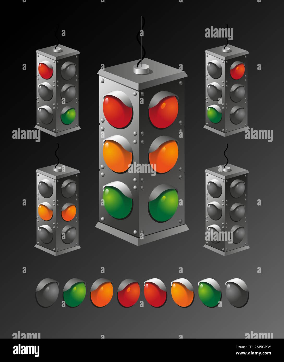 Traffic light vector Stock Vector Image & Art - Alamy