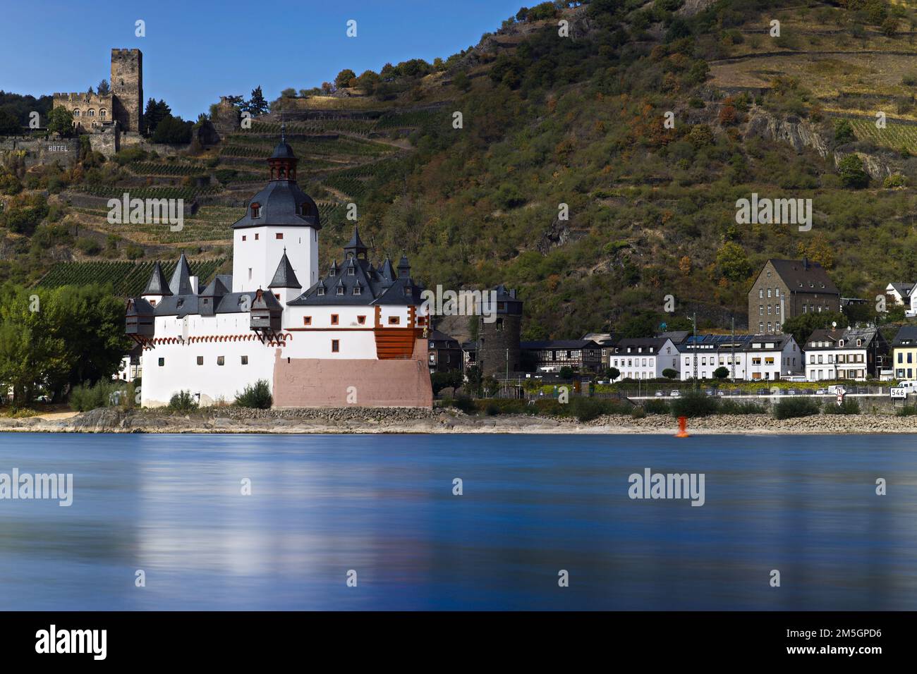A beautiful view of Pfalzgrafenstein Castle in Germany Stock Photo - Alamy