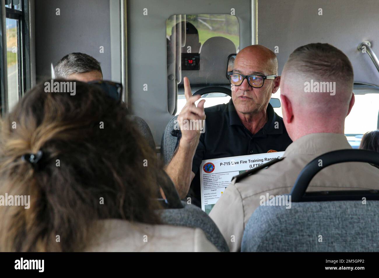 Robert Ledyard, the range control officer for Marine Corps Base (MCB ...
