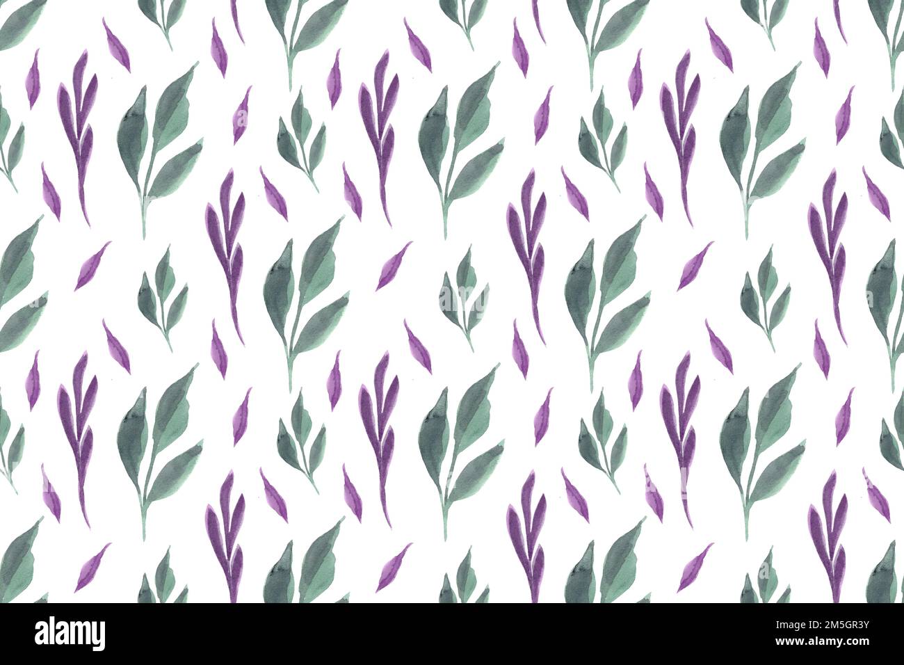 Floral seamless pattern. Greenery boho background for textile ...