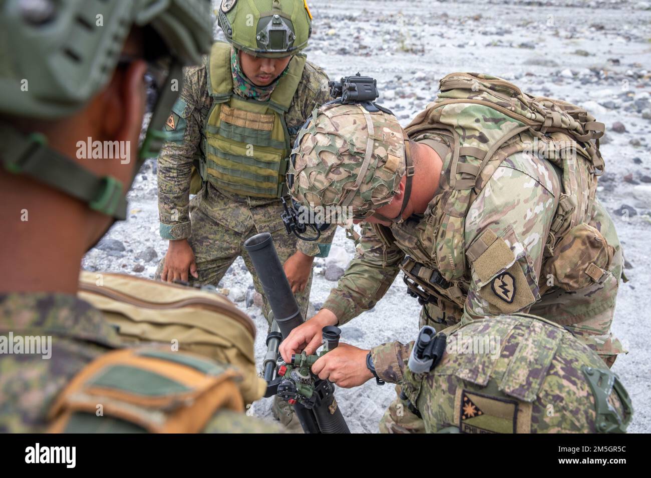 U.S. Army Staff. Sgt. Adam Tyson, a section leader with Headquarters ...
