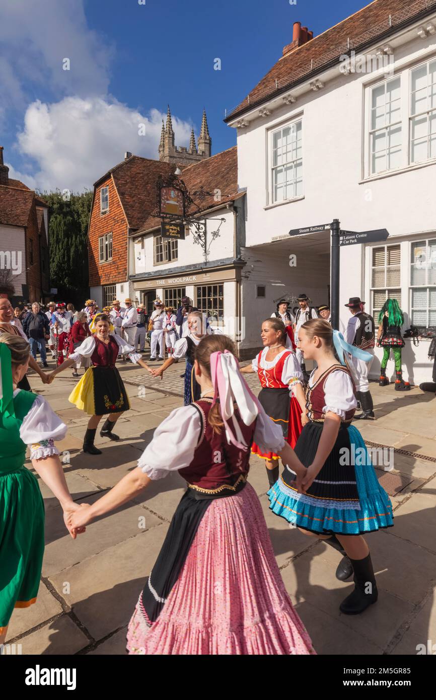 England, Kent, Tenterden, Tenterden Annual Folk Festival, Slovenian ...