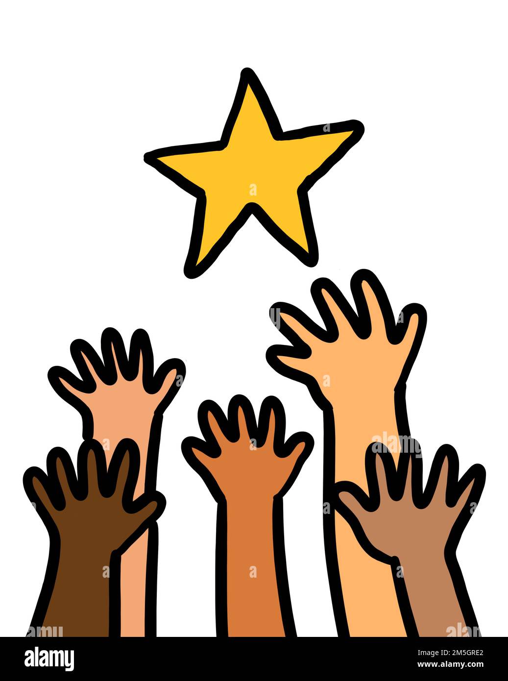Hand Reaching Up Clipart
