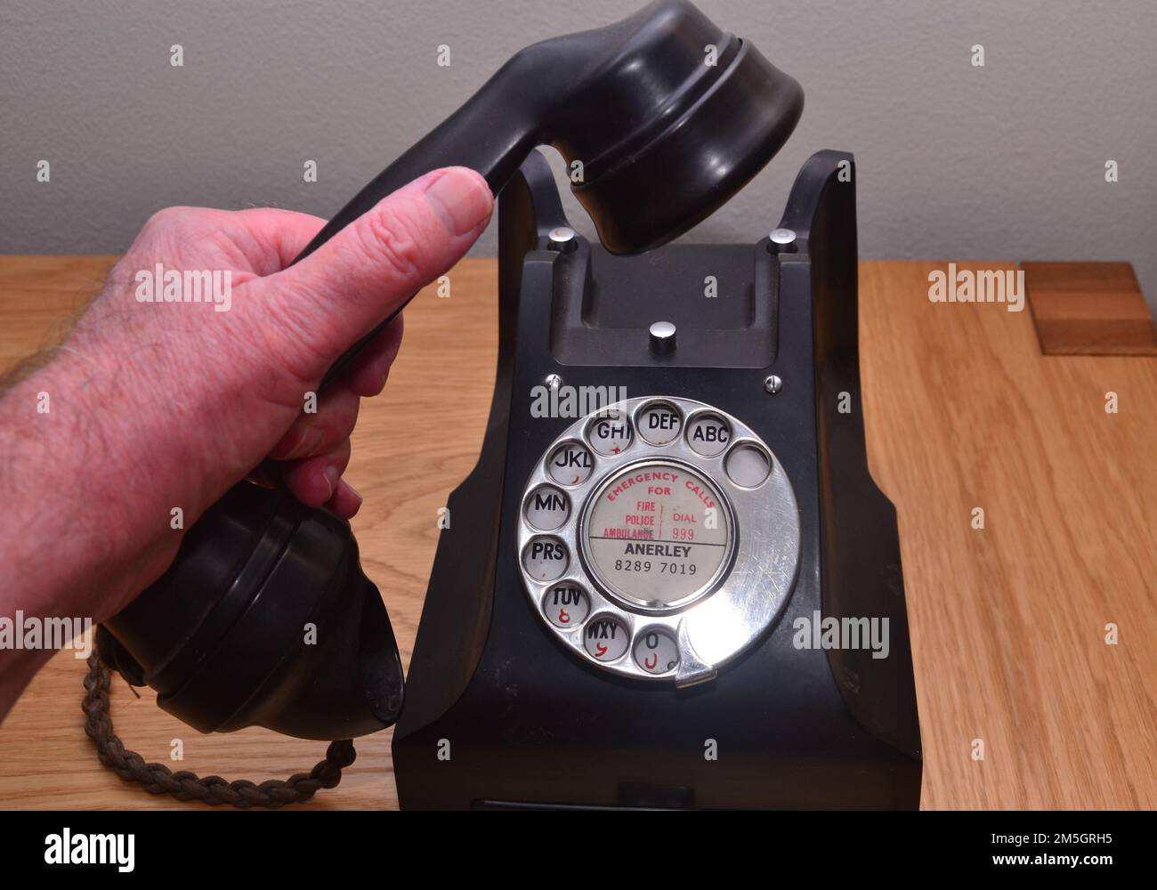 Rotary dial phone hi-res stock photography and images - Alamy