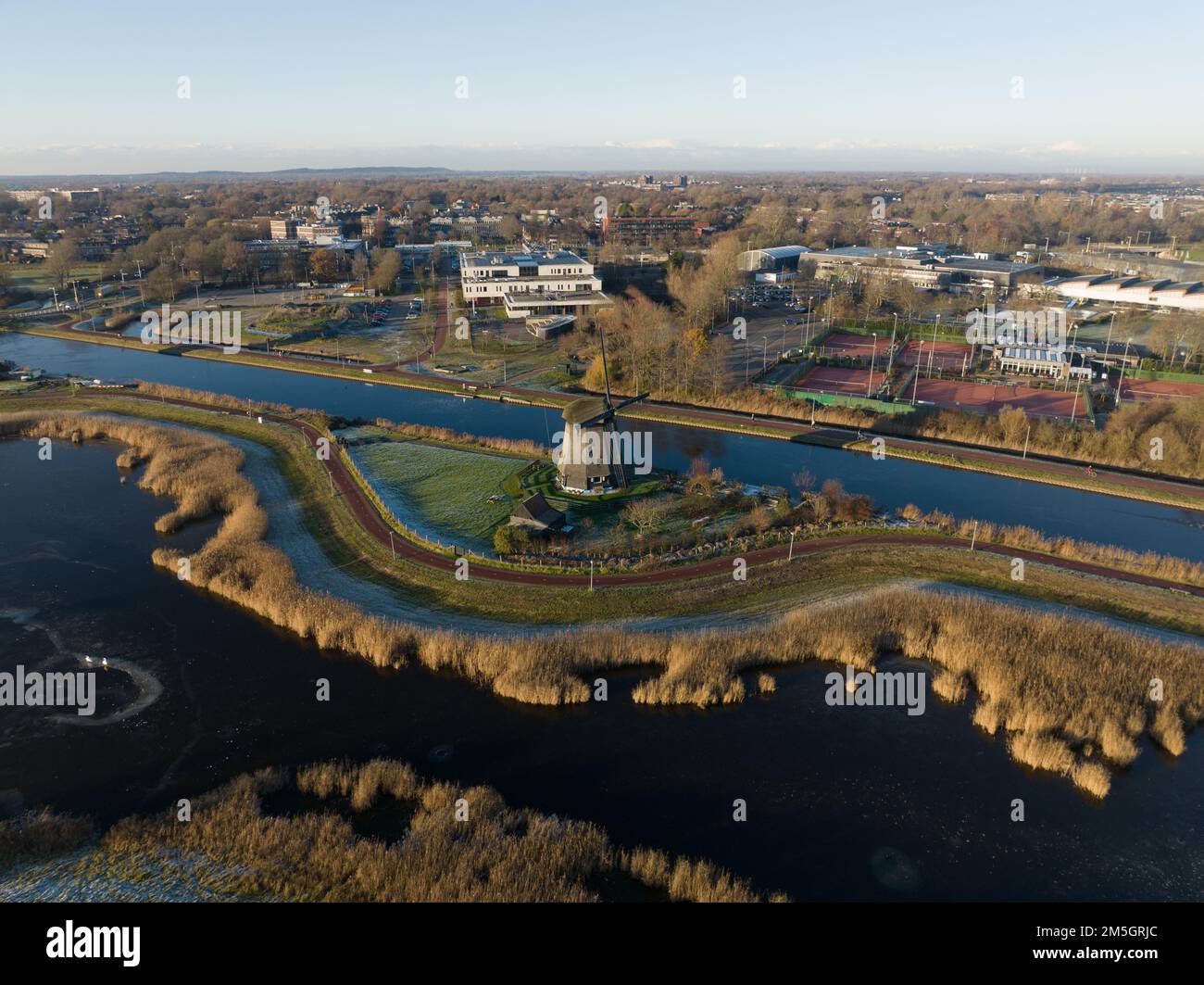 Strijkmolen E, Ouddorp, Alkmaar, North Holland,The Netherlands. Oak ...