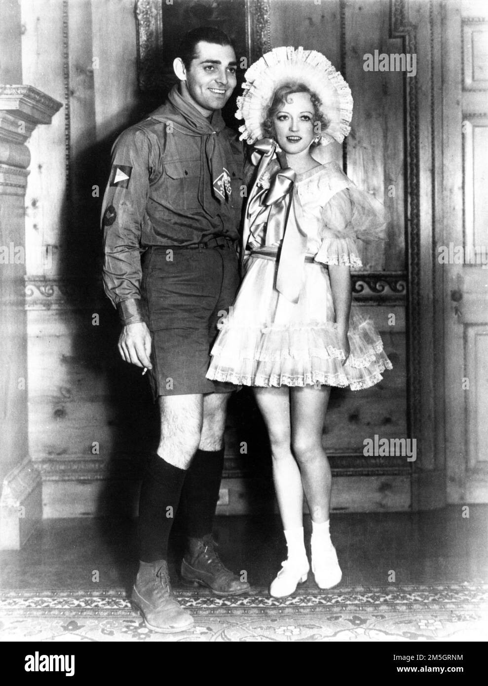CLARK GABLE and MARION DAVIES at a fancy dress party at William ...
