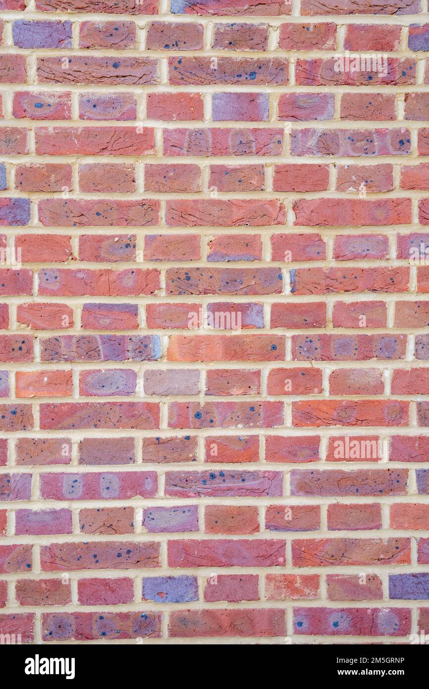 Red Brick Wall portrait format background Stock Photo - Alamy
