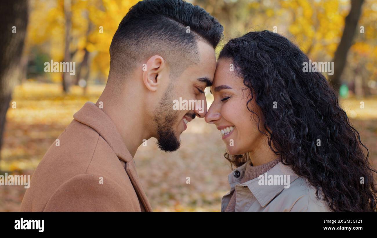 Loving girl touching boyfriend hi-res stock photography and images - Alamy