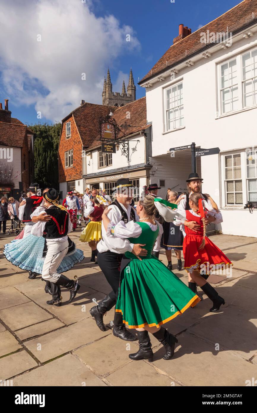 England, Kent, Tenterden, Tenterden Annual Folk Festival, Slovenian ...