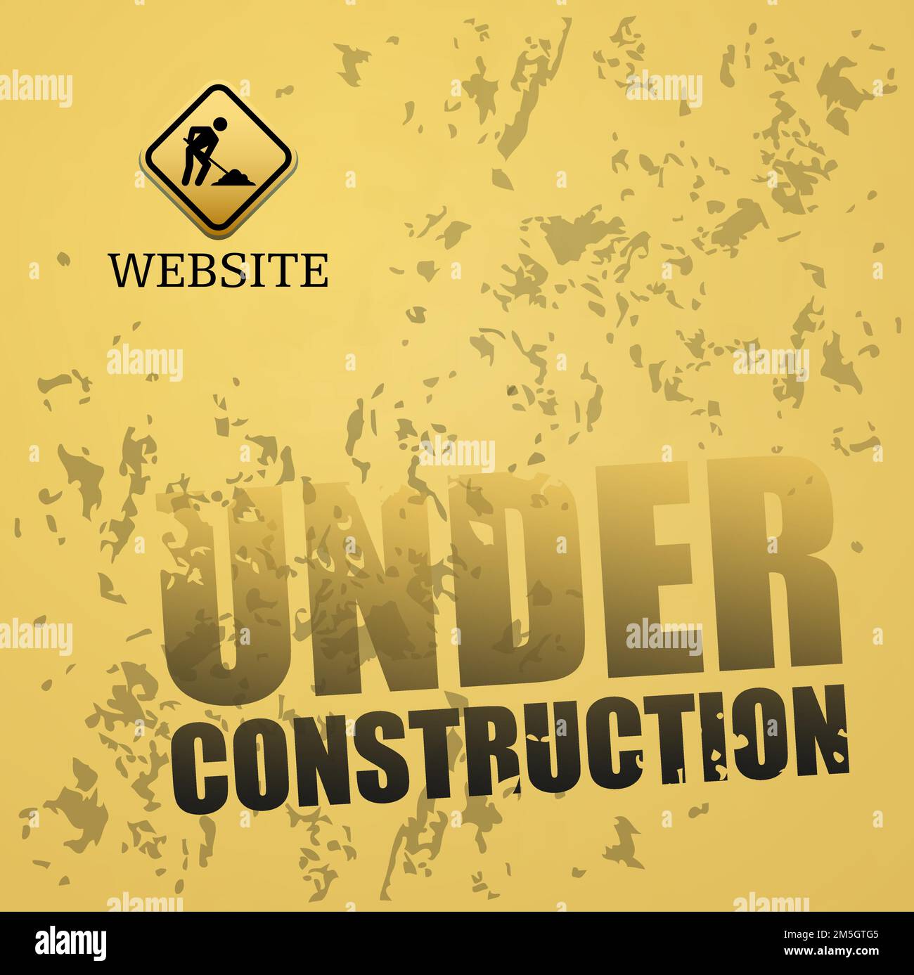 Construction site signage vector Stock Vector Images - Alamy