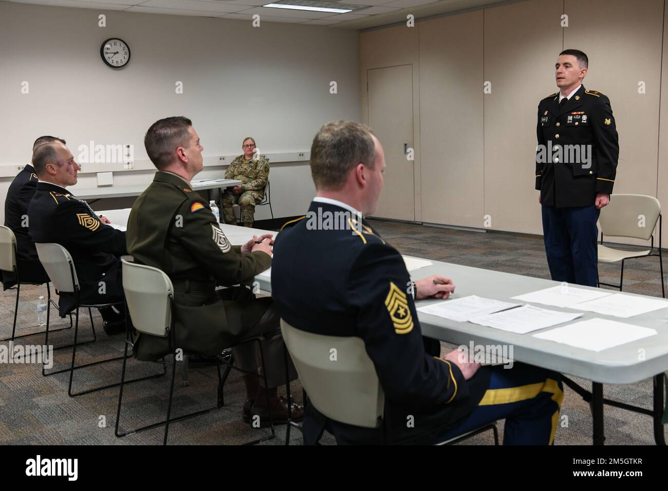 Oregon Army National Guard Soldiers take part in review boards and ...