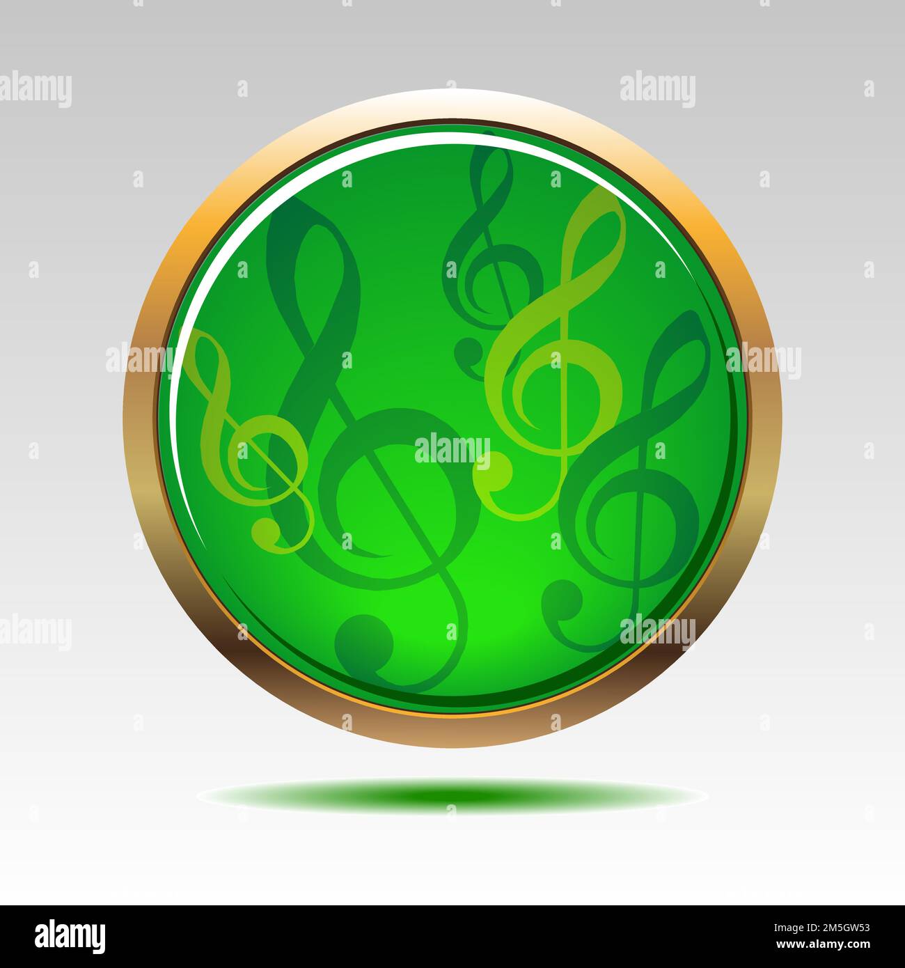 Musical symbols vector button Stock Vector Image & Art - Alamy