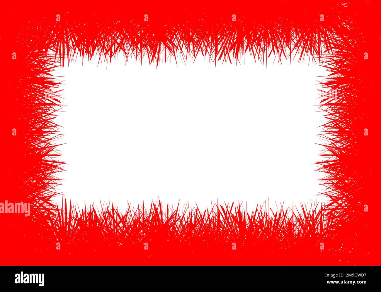 decorative border, Green grass frame for design, Frame of red grass ...
