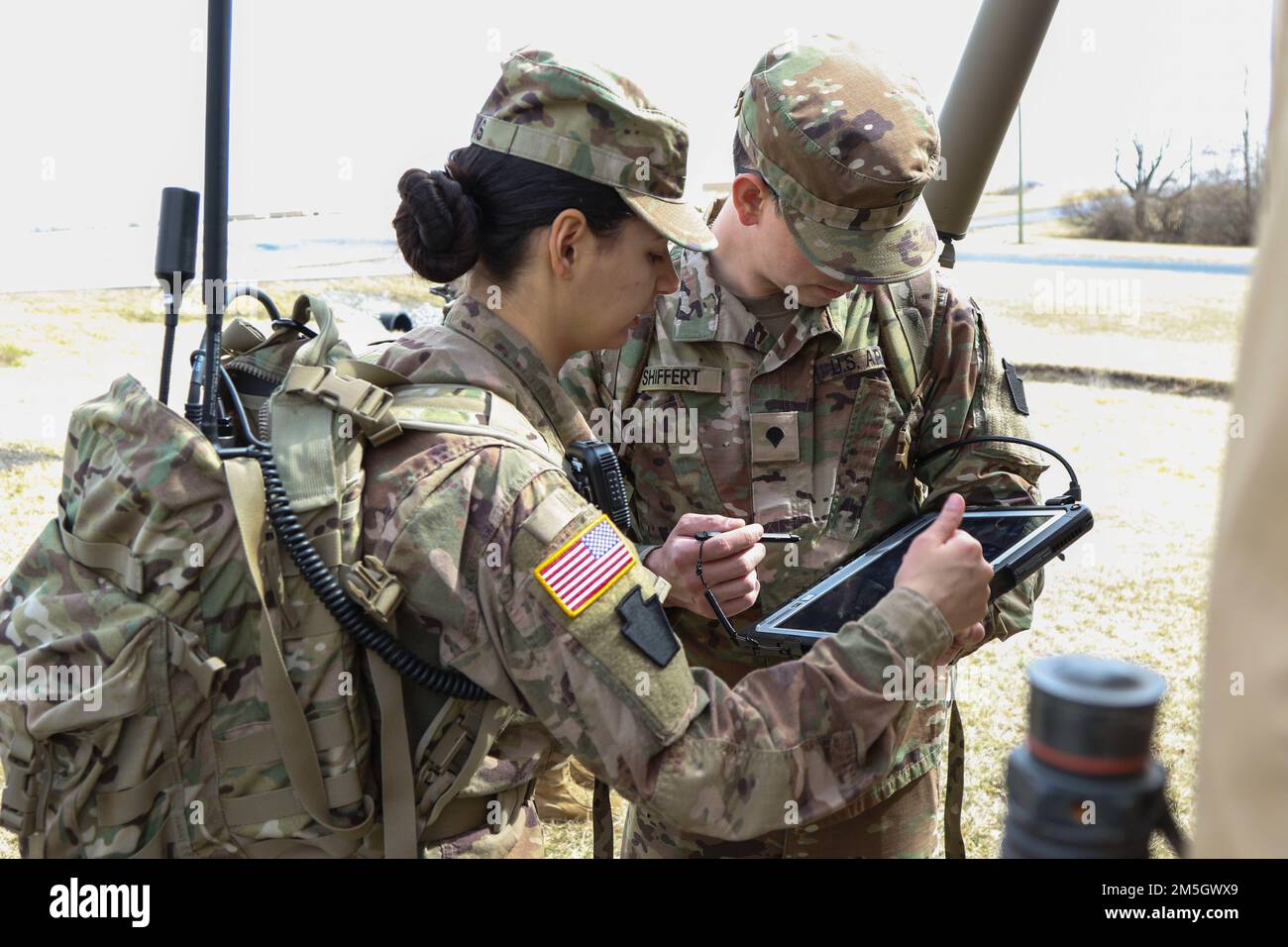 Sgt. Emily Rivas, a cryptologic linguist with the 103rd Brigade ...
